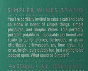 Trader Joe's Simpler Wines White - BecomeBetty.com