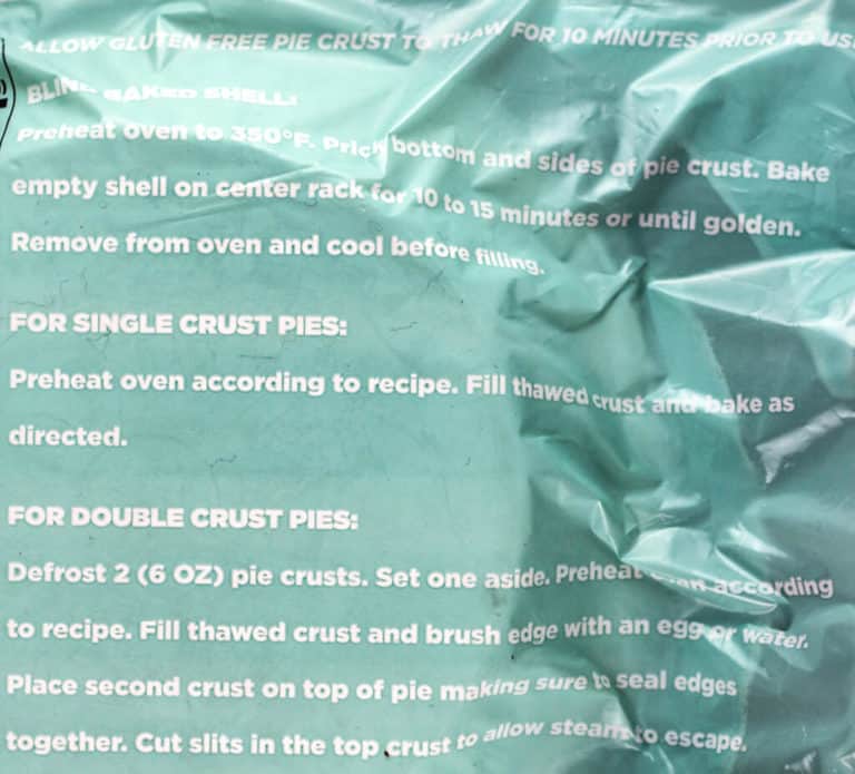 Trader Joe's Gluten Free Pie Crust - BecomeBetty.com
