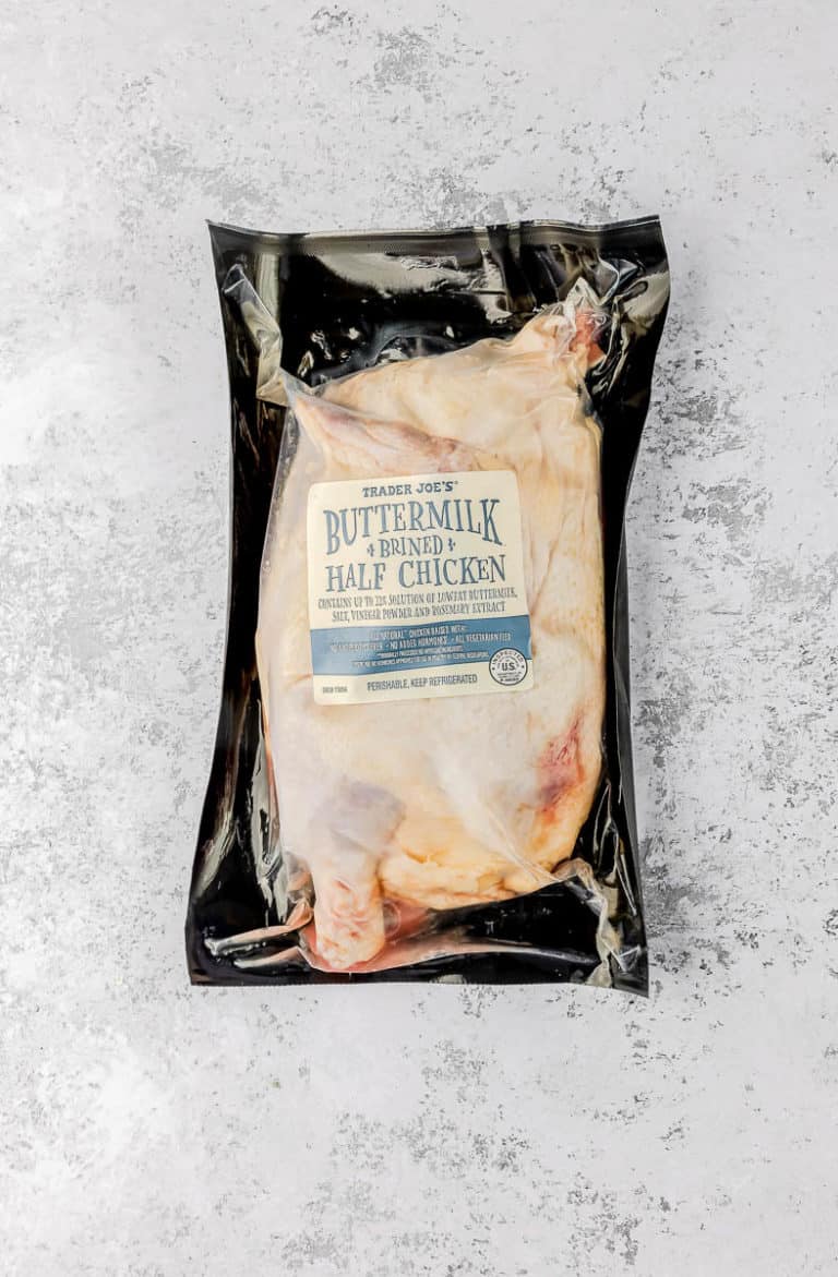 Trader Joe's Buttermilk Brined Half Chicken - BecomeBetty.com