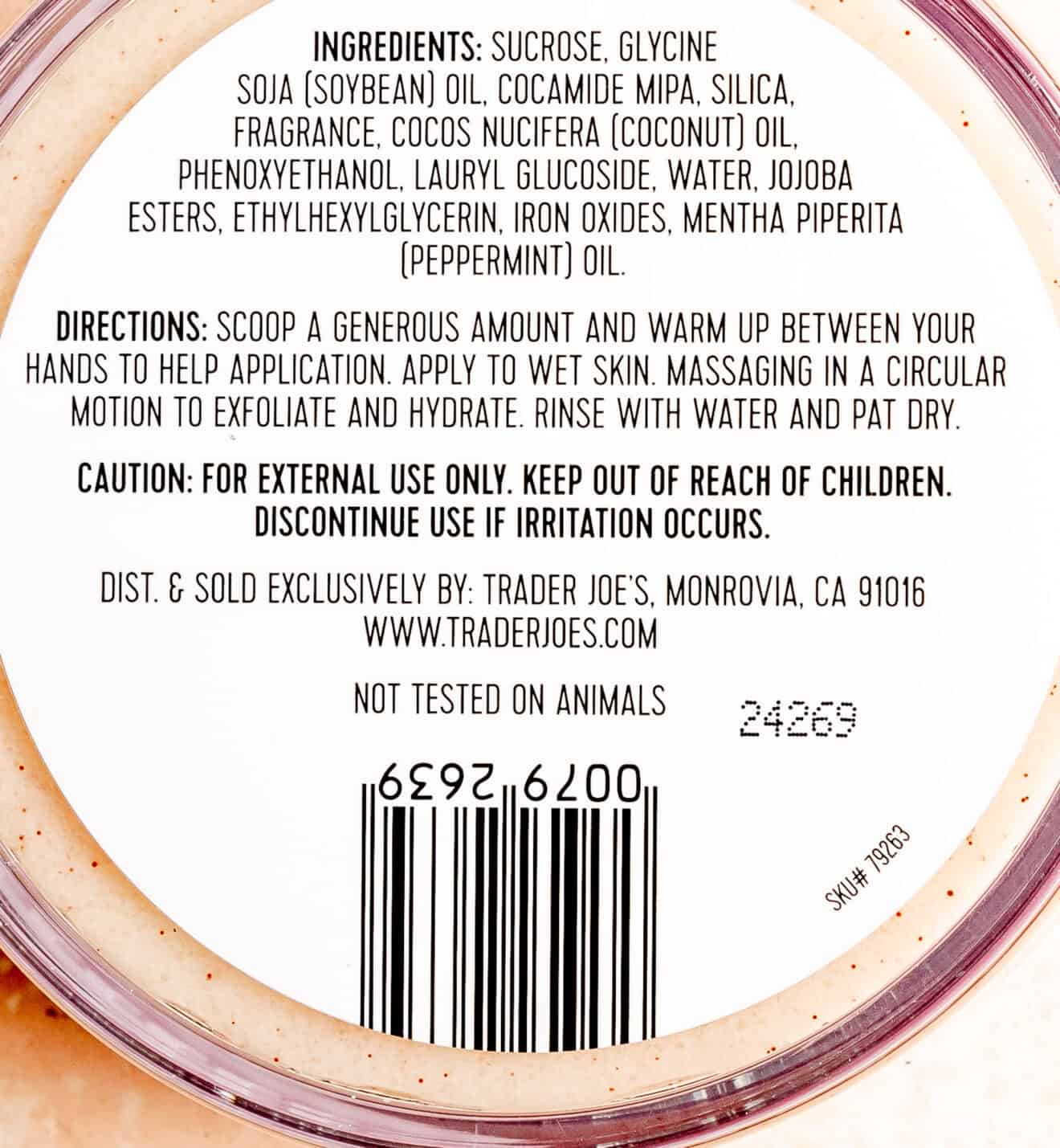 Trader Joe's Candy Cane Body Scrub: Exfoliate and Hydrate with a ...