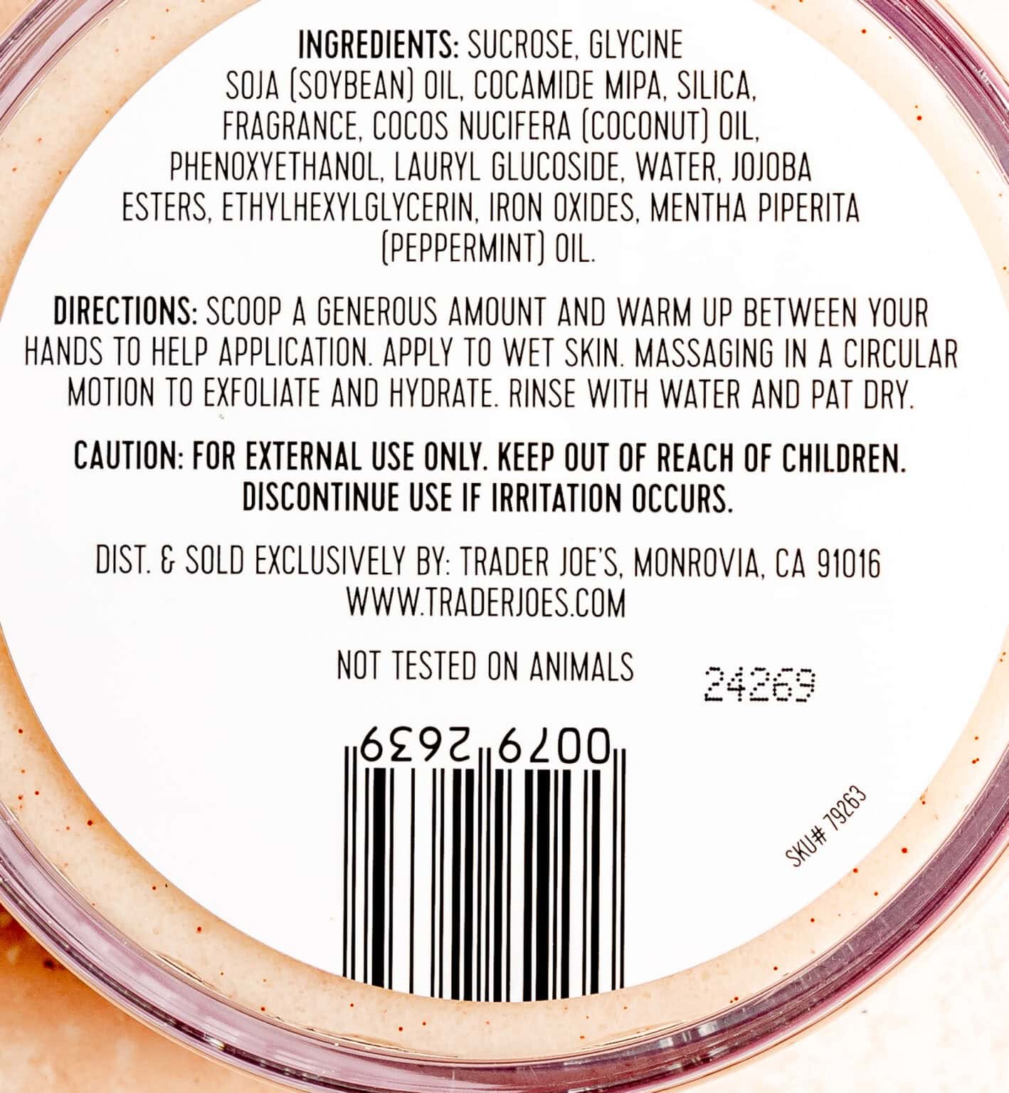 Trader Joe's Candy Cane Body Scrub: Exfoliate and Hydrate with a ...