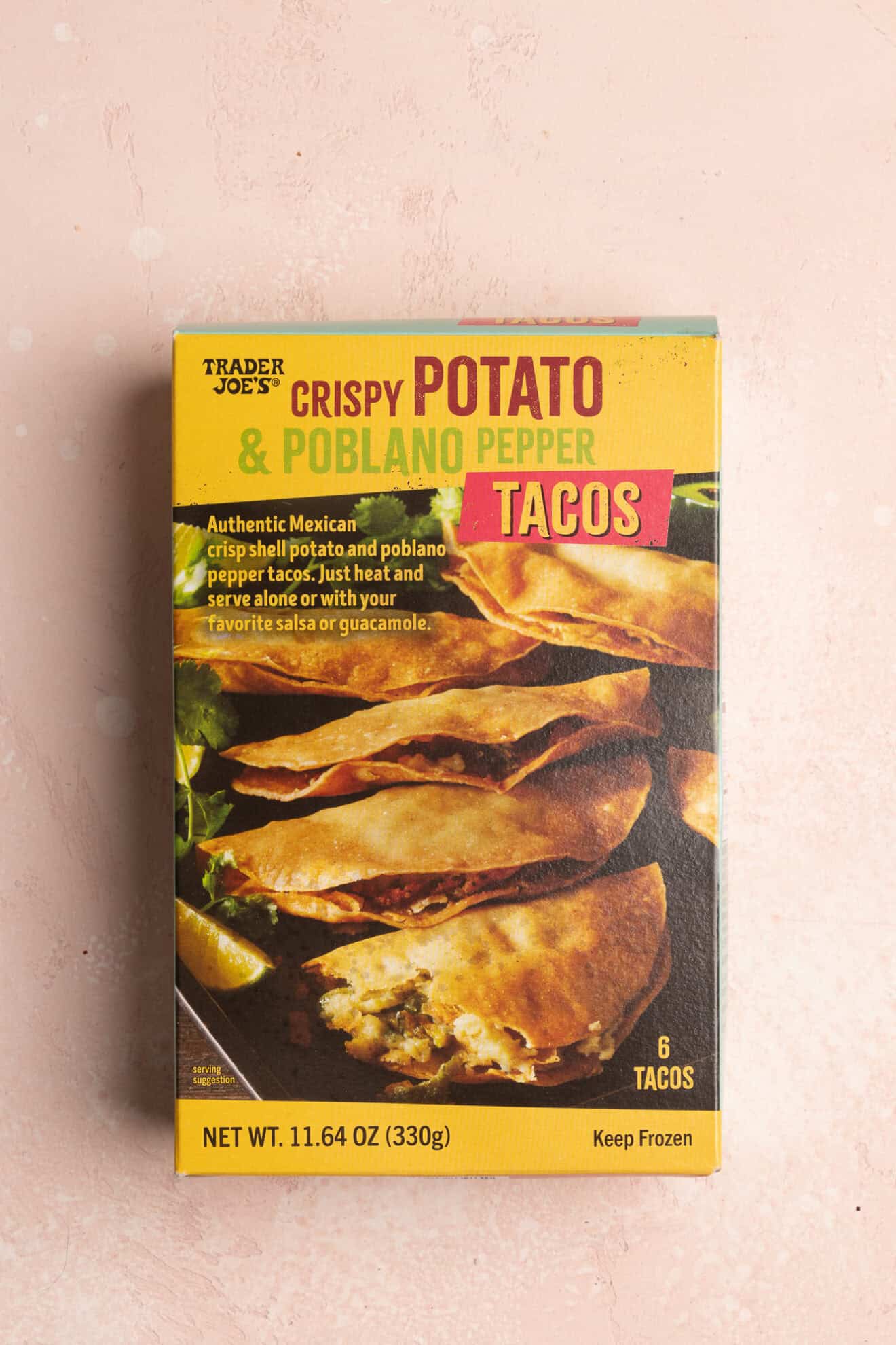 Trader Joe's Crispy Potato and Poblano Pepper Tacos Review: Hot Potato ...