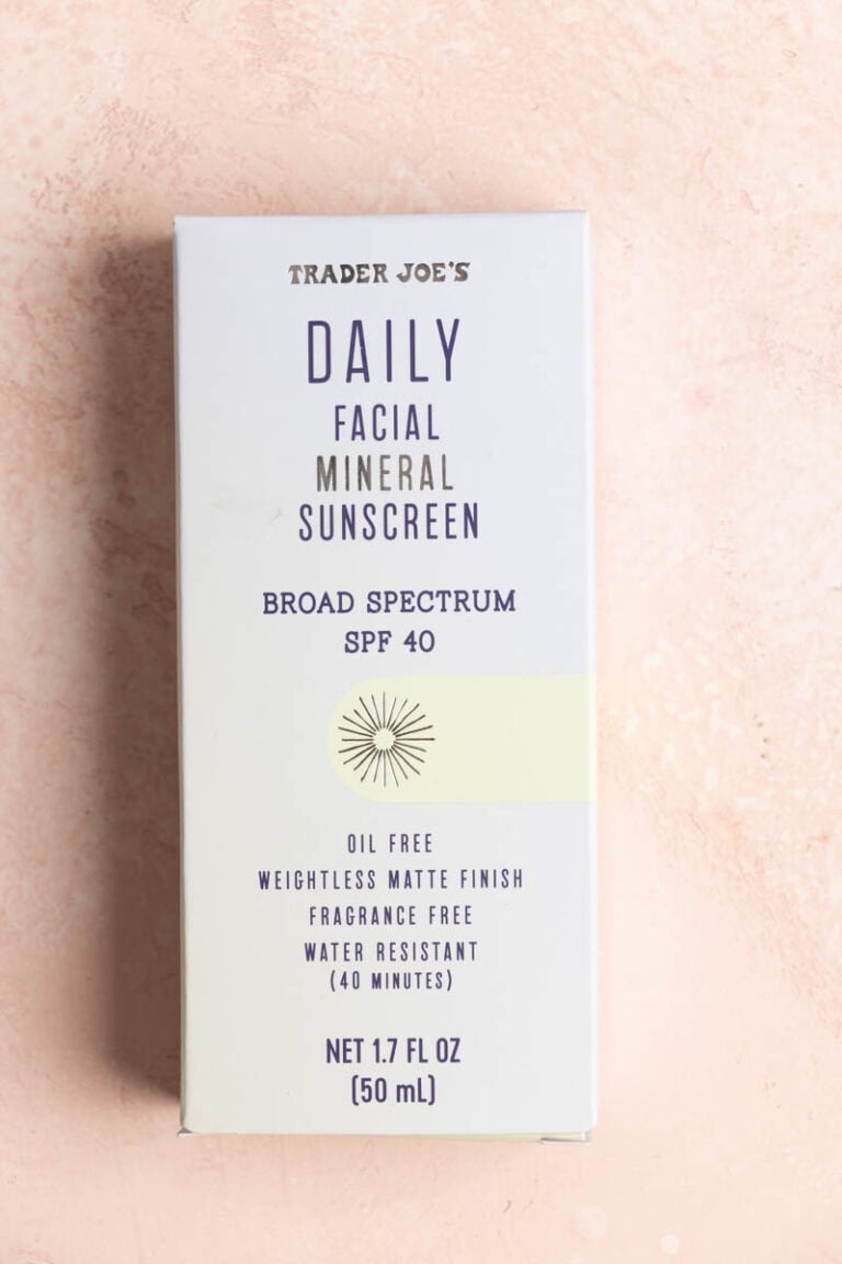 Trader Joe's Daily Facial Mineral Sunscreen Review: Doesn’t Ghost Your ...