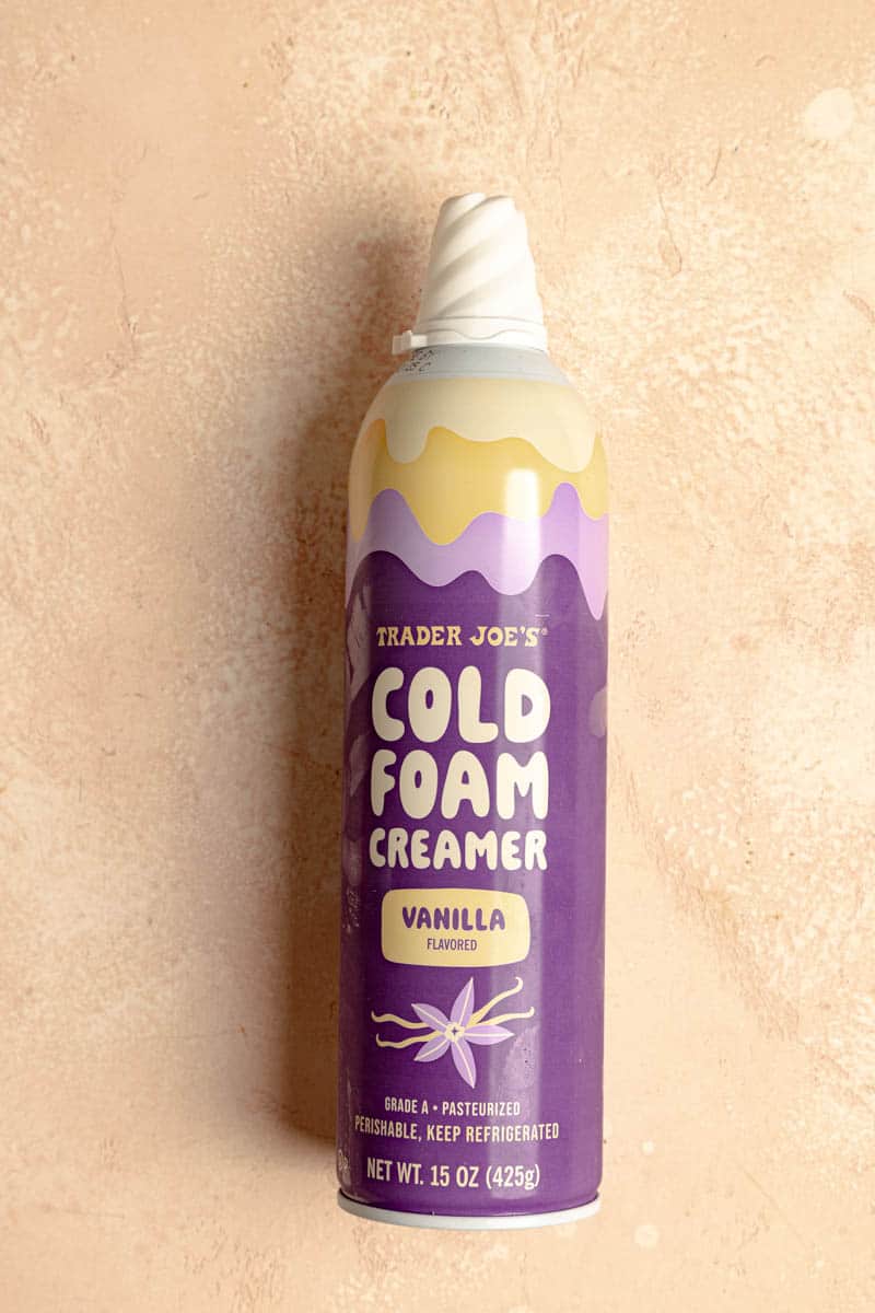 Trader Joe's Cold Foam Creamer Vanilla Flavored Review: Foam Alone ...