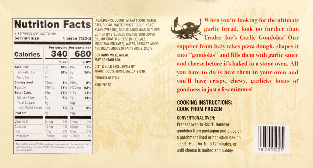 Trader Joe's Garlic Gondolas Review: Not Exactly a Flavor Voyage ...