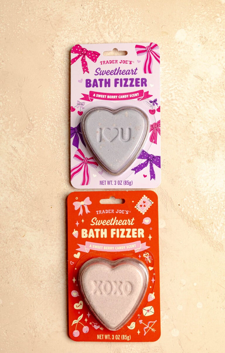 Trader Joe's Sweetheart Bath Fizzer Review: Bath Time Sweethearts ...